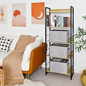 GRANNY SAYS Bundle of 1-Pack Extra Large Rectangle Storage Bins & 3-Pack Rectangle Storage Bins for Closet