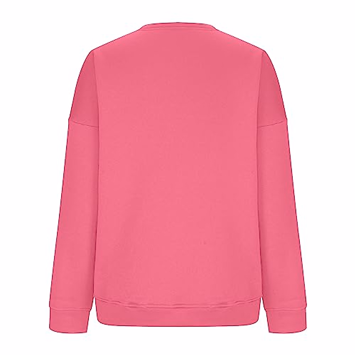 ZunFeo womens sweatshirt early reads for prime members Sweatshirt for Womens Fashion Casual Long Sleeve Top Crewneck Oversized Pullover Hoodie Y2k Fashion Clothes 2023 Hot Pink S