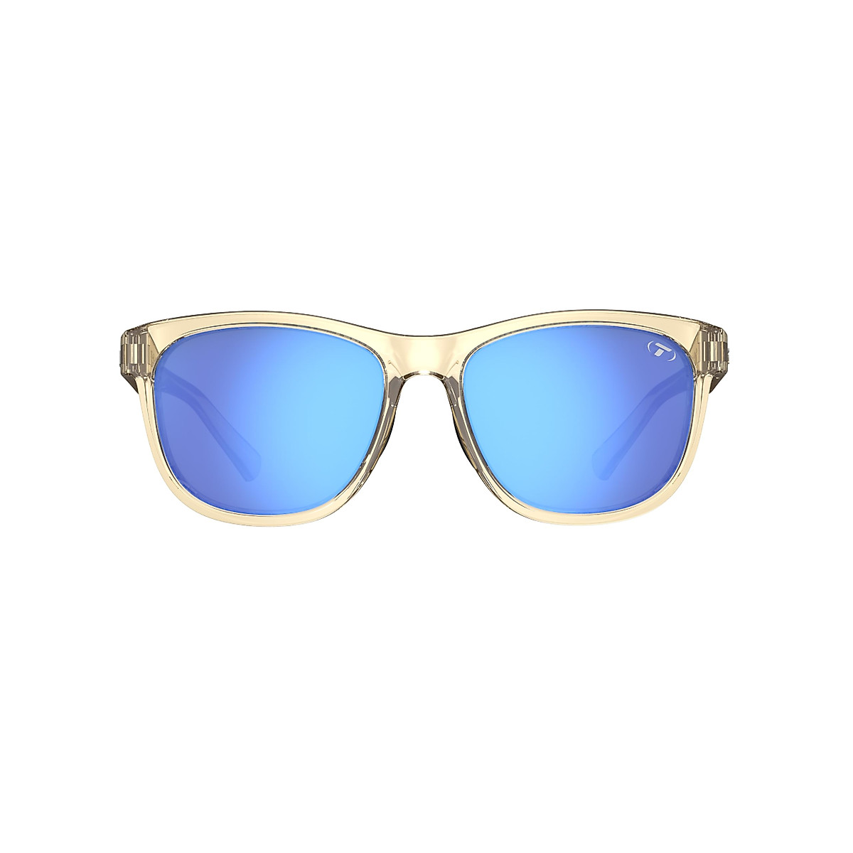 Tifosi Swank Sunglasses (Golden Ray/Sky Blue Mirror Lenses)