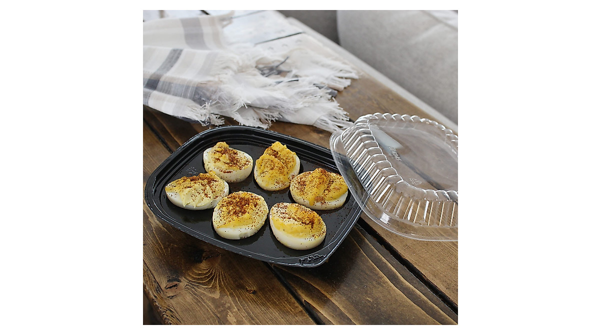 Bulk Cornucopia Deviled Egg Trays - 20 Pack Containers
