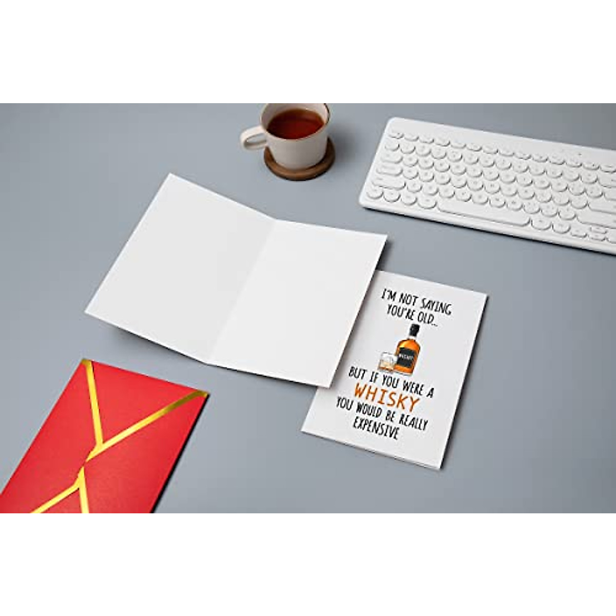 30th 40th 50th 60th Birthday Card for Women Men - Funny Bday Greeting Card for Friend Brother Son, Gag Card Gifts for Him