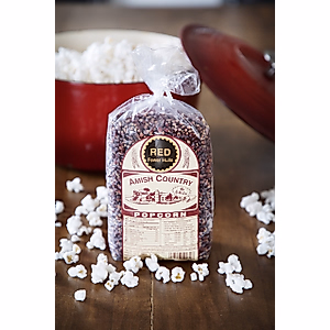 Amish Country Popcorn | 2 lbs Bag | Red Popcorn Kernels | Old Fashioned, Non-GMO and Gluten Free (Red - 2 lbs Bag)