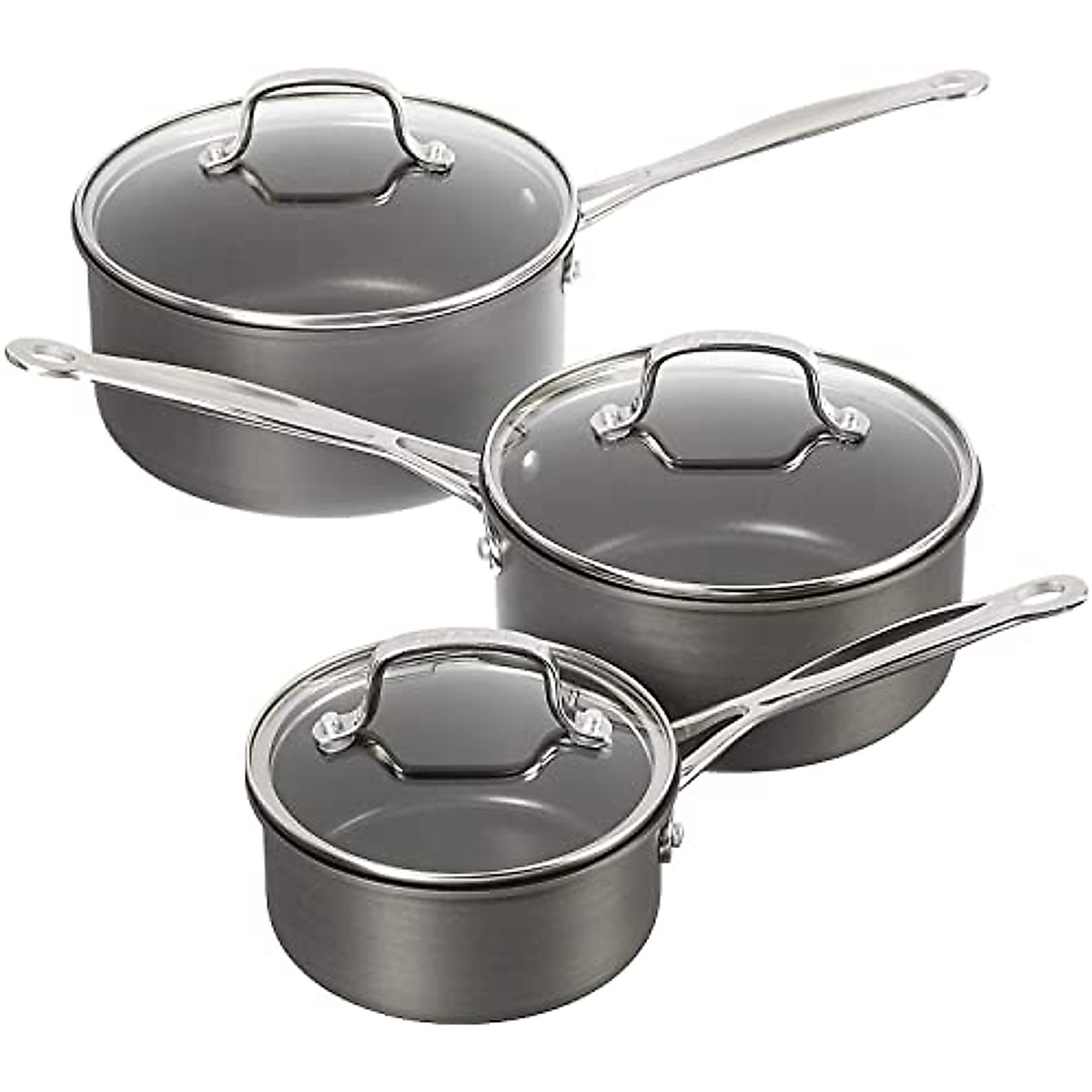 Cuisinart Chef's Classic Non-Stick Hard Anodized, 17-Piece, Cookware Set