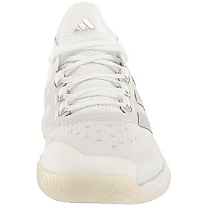 adidas Women's Adizero Ubersonic 4.1 Sneaker, White/Silver Metallic/Grey, 7.5