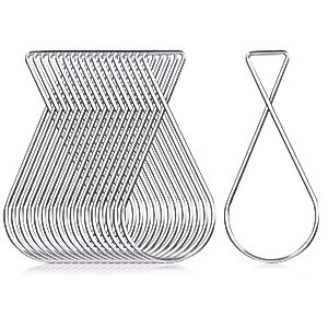 50 Pack Ceiling Hooks Clips - Classroom Decorations Grid Ceiling Hanging Hooks Clips