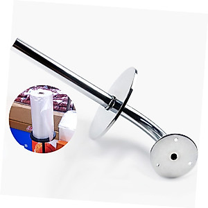 Anneome 3pcs Roll Shopping Bag Bracket Storage Stainless Steel Consumables