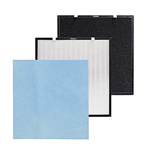 PUREBURG RFM80 Replacement True HEPA Filter Pack Compatible with Oransi MAX Air Purifier RFM80, H13 3-Stage Filtration Deodorization-Filter Clean Air