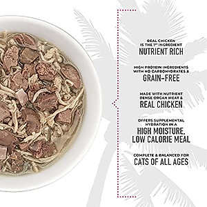 Tiki Cat After Dark, Variety Pack, High-Protein and 100% Non-GMO Ingredients, Wet Cat Food for Adult Cats, 2.8 oz. Cans (Pack of 12)