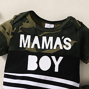 Renotemy Newborn Baby Boy Clothes Summer Outfits Premature Clothes Boys Cute Infant Boy Outfits Cotton Short Sleeve Blue Romper Ripped Pants Set 0-3 Months Baby Boys Clothes