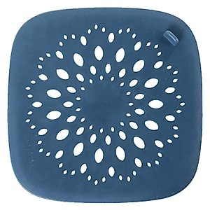 Shower Drain, Hair Catcher Shower Drain, Kitchen Sink Strainer, Square Bathtub Drain, Silicone Bath Tub Hair Catchers Hair Collector Trap with Small Handle
