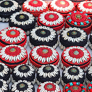 Mandala Crafts Glass Seed Beads for Jewelry Making - 9000 8/0 Seed Beads Small Beads Kit for Tiny Beads Jewelry Bracelet - 3mm Multicolor Seed Beads 8/0 Mini Pony Beads for Necklace