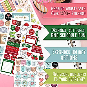 Aesthetic Planner Stickers - 1500+ Stunning Design Accessories Enhance and Simplify Your Planner, Journal, Calendar And Scrapbook