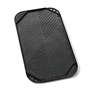 Starfrit THE Rock 10.6 x 19.5-Inch Reversible Grill/Griddle, Inch Inch, Black