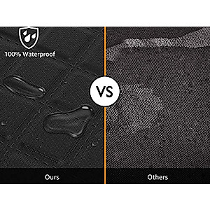 iBuddy XXL Dog Seat Cover for Trucks with Mesh Window Waterproof Dog Truck Hammock Durable Back Seat Cover for Full Size Pickup Trucks Machine Washable X-Large Truck Pet Seat Cover for Dodge Ram 1500