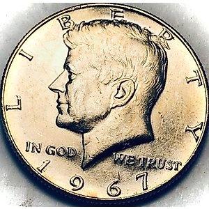1967 P Kennedy 40% Silver JFK Half Dollar Seller Mint State