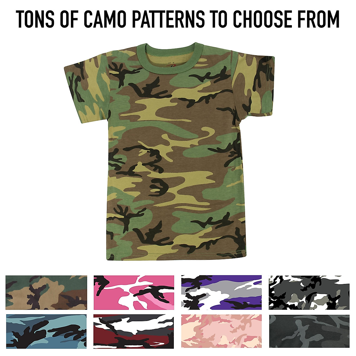 Rothco Kids Camo T-Shirt - Stylish Comfort for Little Explorers, Pink Camo - M