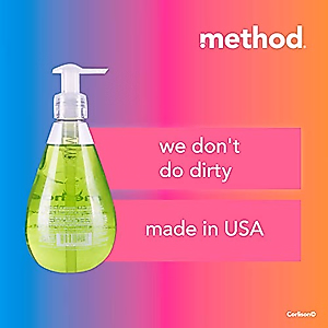 Method Gel Hand Wash, Green Tea + Aloe, 12 oz, 1 pack, Packaging May Vary