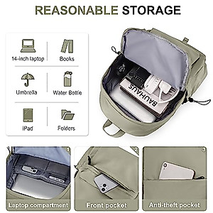 WEPOET Lightweight Basic Backpack For High School,College Bookbag For Womens,Travel Laptop Backpacks For Teen Girls,School Bag Casual Daypack