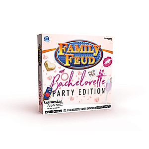 Family FEUD Baby Shower Edition Card Game, Fun Questions Great for Party, 150 Question Cards, 50 Fast Money Cards, Play with Friends and Family, Complementary App with Sound Effects from The Show