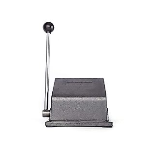 Button Badge Maker Punch Press Machine Manual Round Shape Graphic Punch Die Cutter for 1.93in Badge Round Corner Cutter Heavy Duty Punch Button Making Tool (Round Shape 1.93in)