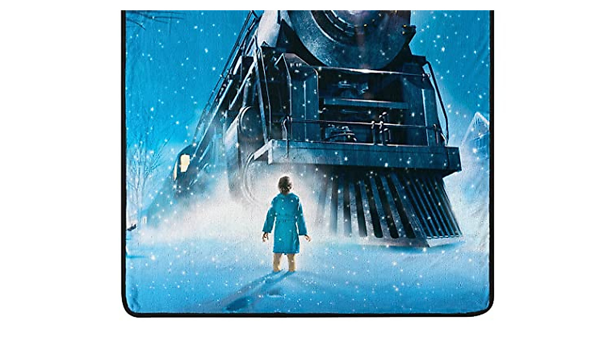Cozy Polar Express Throw Blanket – Perfect Holiday Gift