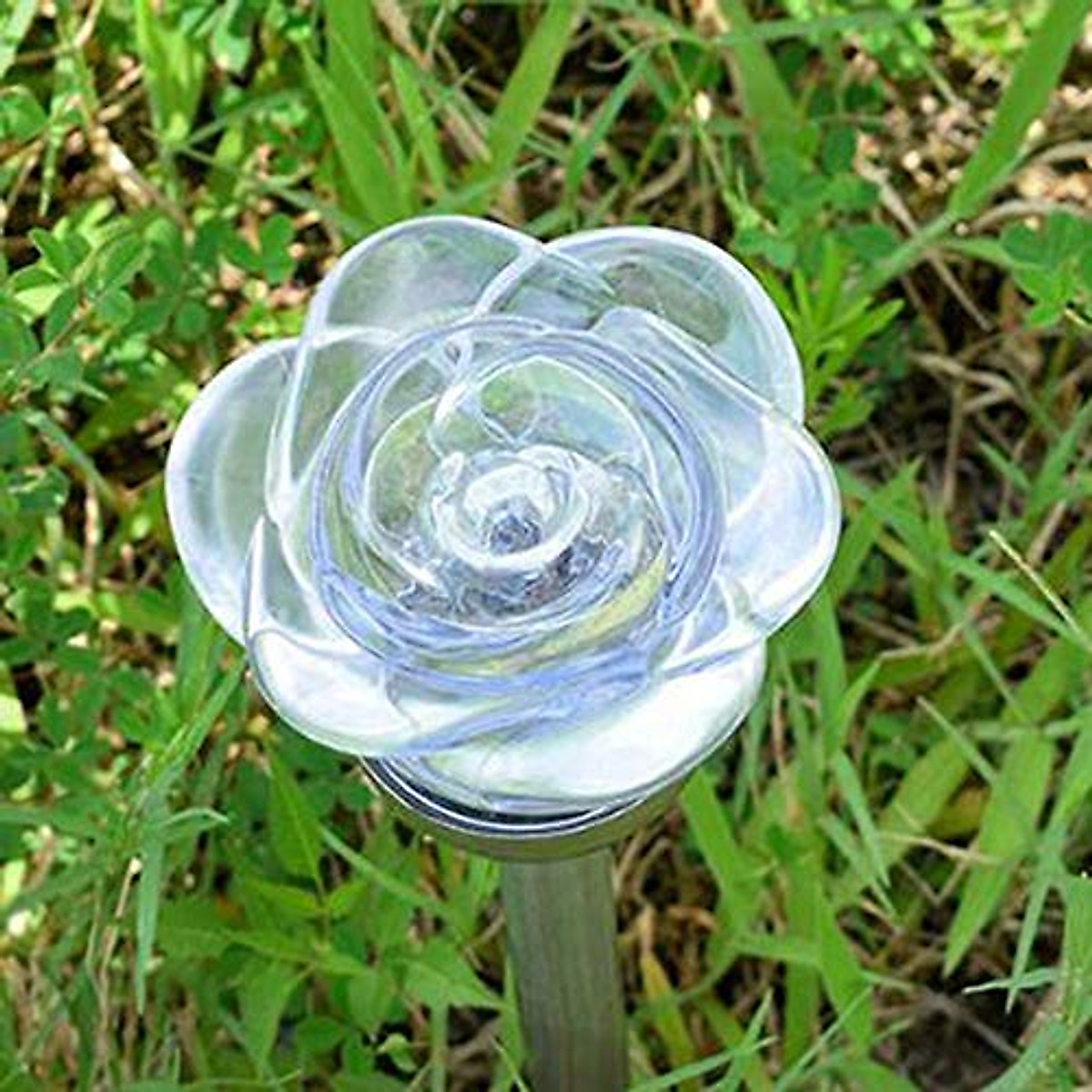 ZXY-NAN Solar Lawn Home Garden Light Solar Waterproof Light LED Outdoor Decorative Light Floor Lamp Outdoor Rose Light