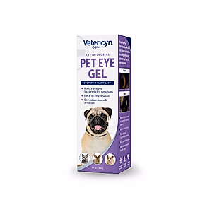 Vetericyn Plus Pet Eye Gel | Dog and Cat Eye Ointment Alternative to Lubricate and Relieve Eye Irritations and Abrasions, Reduce Symptoms of Pink Eye in Dogs and Cats. 3 ounces