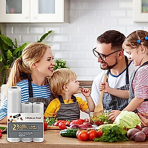 Vacuum Sealer Bags for Food Saver Vacuum Sealer Bags Rolls 6 x 16, 6 x 16, 11 x 16 3 Pack Vacuum Seal Bags for Food Fit Food Saver Vacuum Sealer Sous Vide Bags Seal a Meal Bags