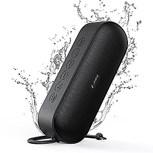LENRUE 2022 Upgraded Portable Bluetooth Speakers, IPX7 Waterproof Wireless Speaker with 20W Stereo Sound, Rich Bass, 20H Playtime, Built-in Mic, TF Card Port, Outdoor Speaker for Party Pool Camping