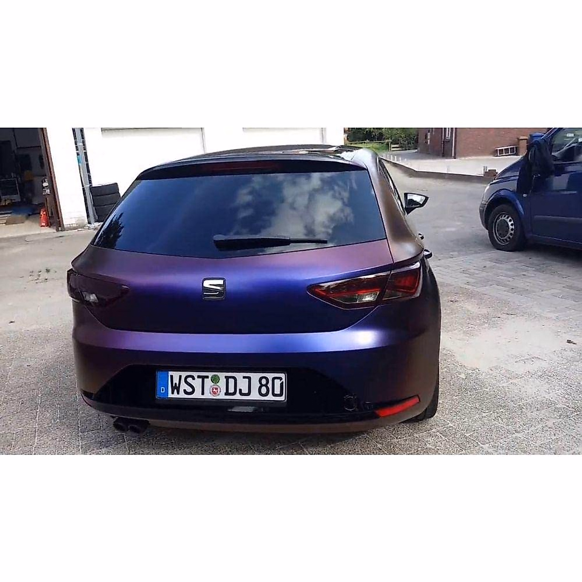 Avery Car Wrap Roll SW900 Colorflow Satin Roaring Thunder | 551-S | (Sample 3in x 5in) | Automotive Vinyl Wrap for Cars - Car Interior Wrap & Exterior