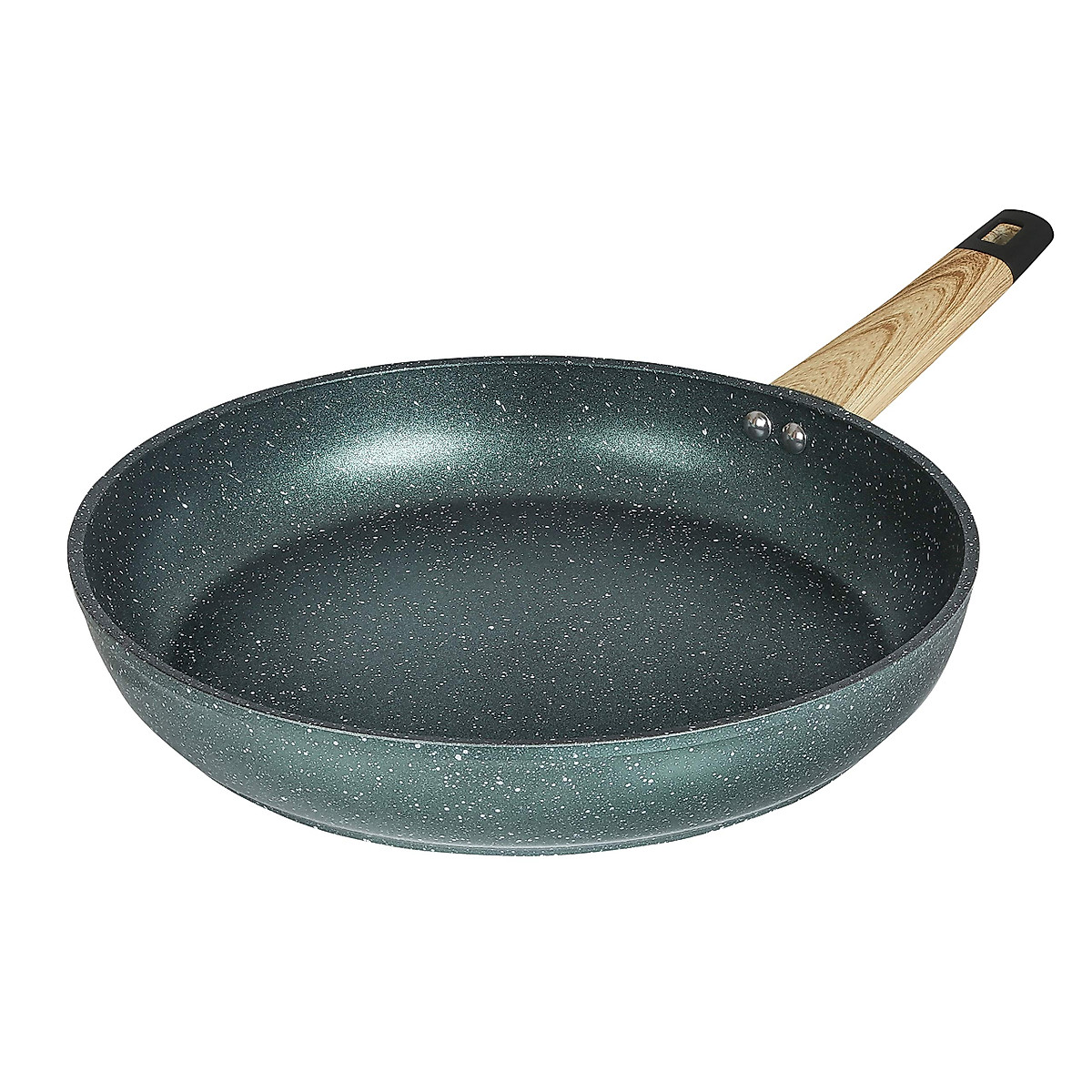 Art of Cooking 12" Granite Nonstick Frying Pan Omelet Skillet Cookware (Induction Compatible) (Forest Green)