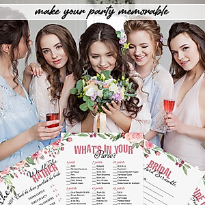 Ctosree Bridal Shower Games Set Put a Ring on It Bridal Shower Game with 50 Fake Rings and 200 Wedding Games Cards with 20 Pencils Bachelorette Party Games Bridal Shower Favors Decorations for Guests