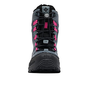 Columbia Youth Unisex Bugaboot Celsius, Graphite/Wild Fuchsia, 3