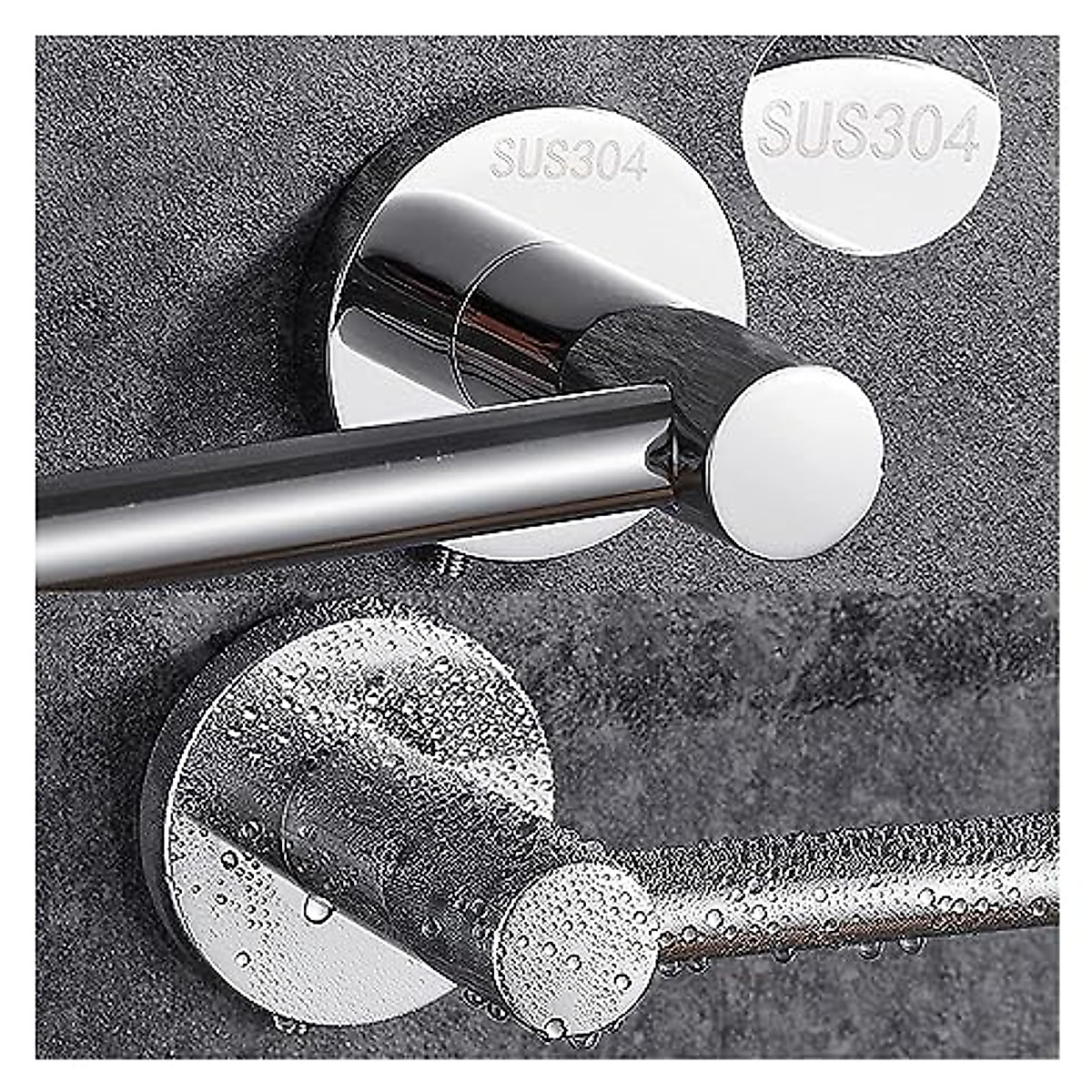 Towel BAR Rack Towel Rack Large Size Single Towel Storage Rack Towel Bars,Wall Mounted Towel Rod,Stainless Steel Polished Finish,for Bathroom Hardware,Kitchen and Toilet Bathroom Hardware/100Cm (Size