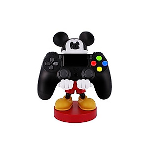 Exquisite Gaming Cable Guys: Disney Mickey Mouse Phone Stand & Controller Holder - Officially Licenced Figure - Exquisite Gaming