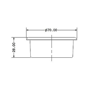 IMS Baristapro Nanotech Precision Ridgeless Double Portafilter Basket - 22 gram