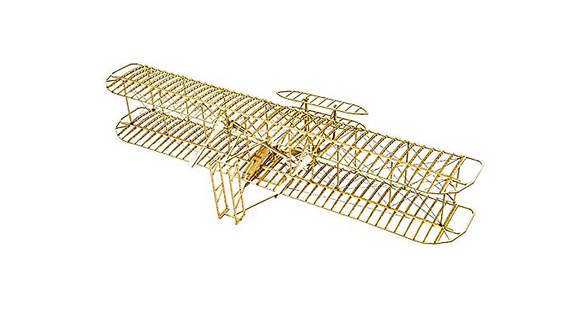 Wright Brothers Flyer Balsa Wood Airplane Model Kit DIY