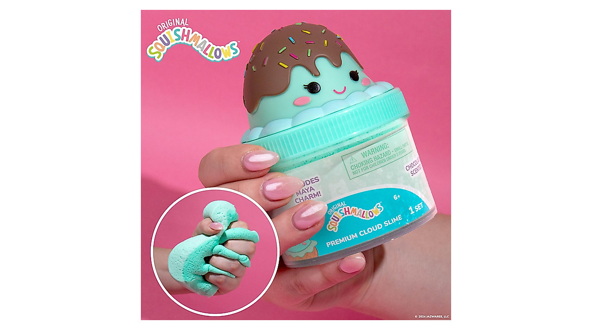 Maya the Ice Cream Cloud Slime - Squishmallows Sensory Toy for Kids