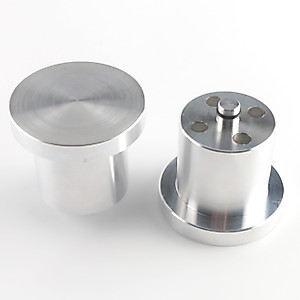 HLBTK Jack Pads Floor Aluminum Jack Lifting Jack Lift Point Adapter with Storage Case Fit for Rivian R1T R1S 4Packs