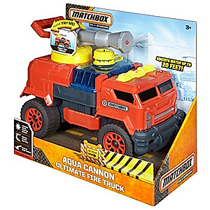 Matchbox Aqua Cannon Fire Truck Rig