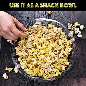 Green Direct 64 oz. Salad Containers with Lids - Pack of 10 | Clear Plastic Salad Bowls for Lunch, Serving, and Mixing