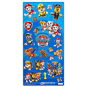 Paw Patrol Backpack And Lunch Box Set ~ 5 Pc Bundle With Premium 16" Paw Patrol School Bag, 200+ Highlights And Paw Patrol Stickers, And More (Paw Patrol School Supplies)