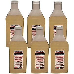 MBM AC CED21/6 Destroyit Shredder Oil (Pack of 6), 1 Quartz Bottles (32oz), Compatible with any Distroyit Shredders, Special Formula