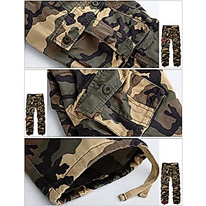 Match Men's Wild Cargo Pants(36,Camouflage)