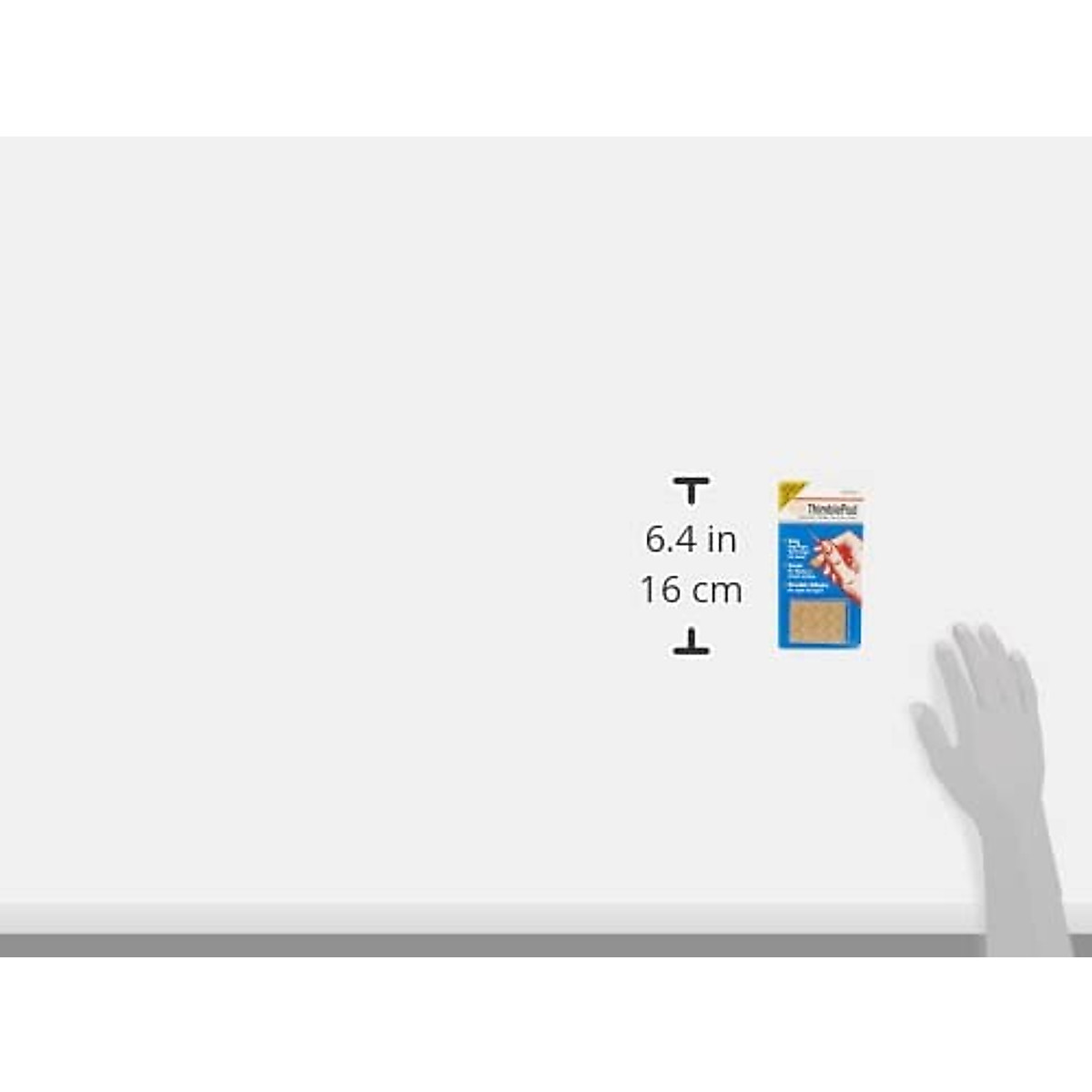 Colonial Needle Co Leather Thimble Pad 1 Sheet of 12 Pads