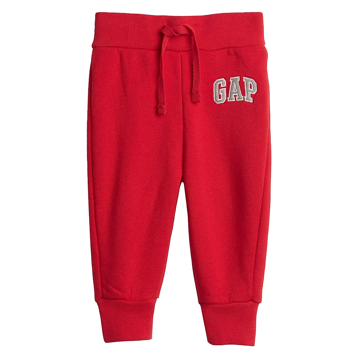 GAP Baby Boys Logo Pull-on Joggers Sweatpants, Red Wagon, 3T US