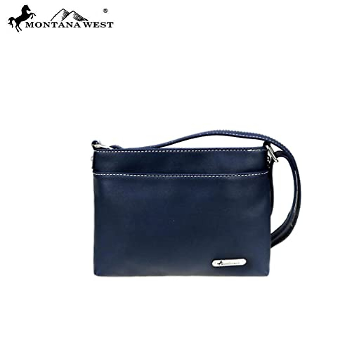 Montana West American Pride Collection Crossbody Organizer Purse USA Stars Stripes Navy