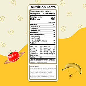 Earth's Best Organic Kids Snacks, Sesame Street Toddler Snacks, Organic Letter of the Day Cookies for Toddlers 2 Years and Older, Oatmeal Cinnamon, 5.3 oz Box (Pack of 6)