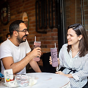 FECBK 20 oz Sublimation Tumblers Bulk 10 Pack Straight Skinny Tumblers Blanks with Lids and Straws Double Wall Stainless Steel Sublimation Tumbler Cups, Individually Box, Diy Gift, Macaron Color