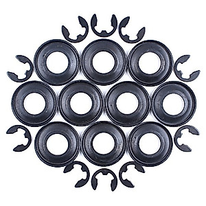 HAISHINE 10Set Clutch Washer E-Clip for Husqvarna 362 365 371 372 385 390 570 575 576 XP Chainsaw #503 75 24-01/503 27 21-01